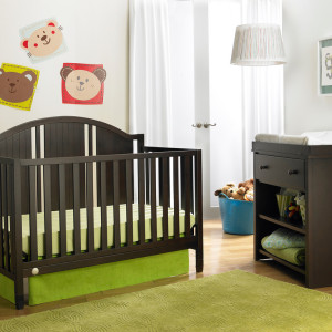 Fisher-Price Caitlin Convertible Crib in Espresso – Kids Furniture In ...