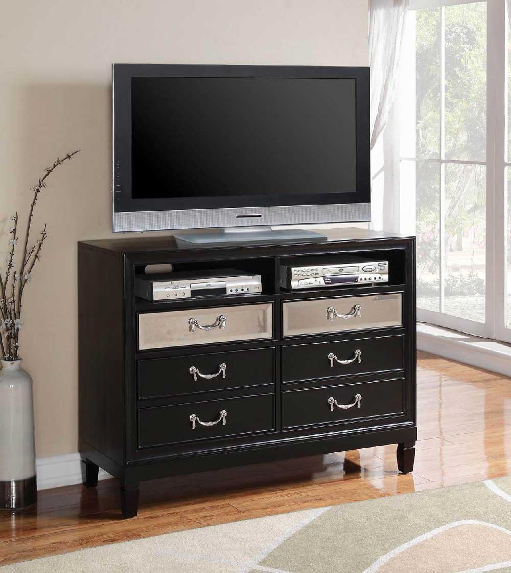 Devine Media Chest in Black – Kids Furniture In Los Angeles