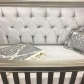 Royalton Custom Tufted Lifetime Convertible Crib – Kids Furniture In ...