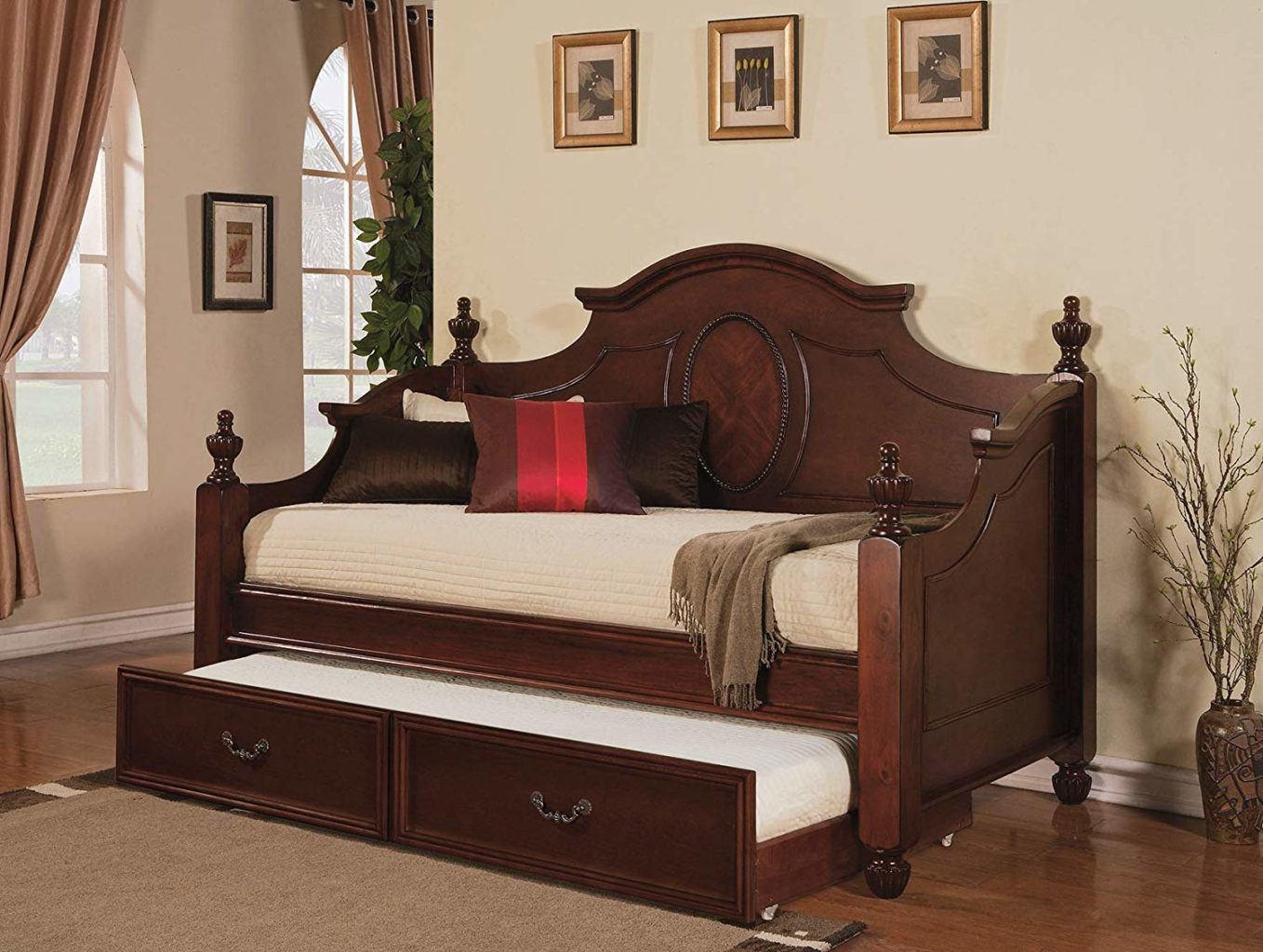 Classic Traditional Twin Size Daybed in Cherry – Kids Furniture In Los ...